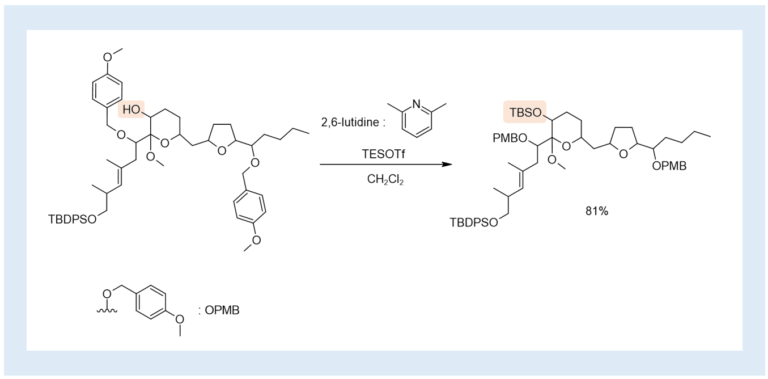 シリル化によるOHの保護（TMS、TES、TBS、TIPS、TBDPS：シリル系保護基）