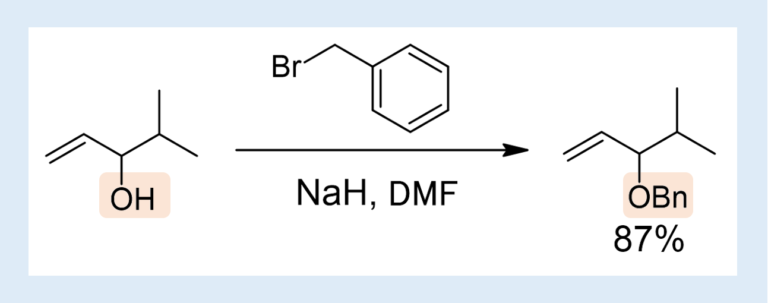 Bn基によるアルコールの保護（Bn保護基、ベンジル保護基）